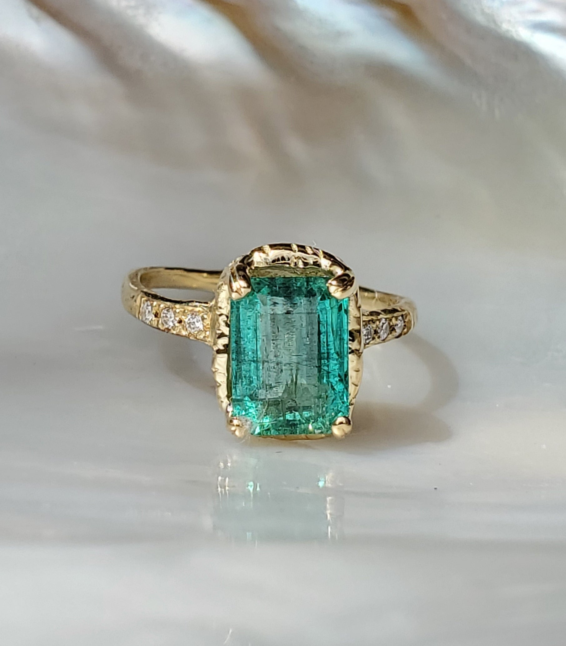 Guardian Emerald Light Ring – COMMUNION by Joy